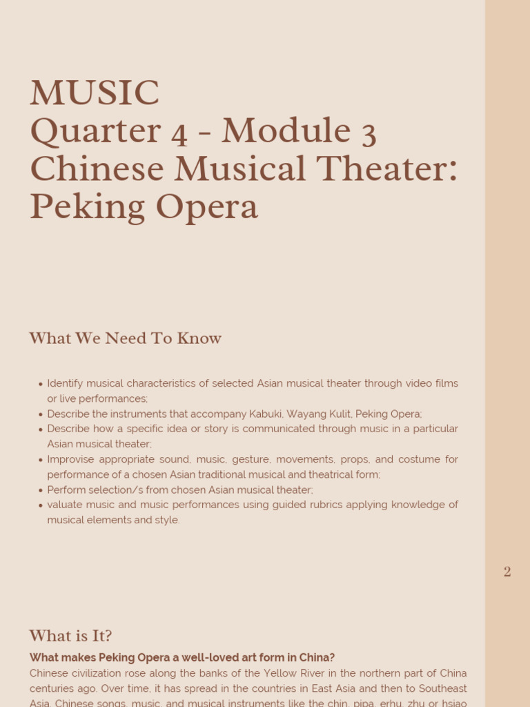 Module 3 Music | PDF | Musical Instruments | Performing Arts