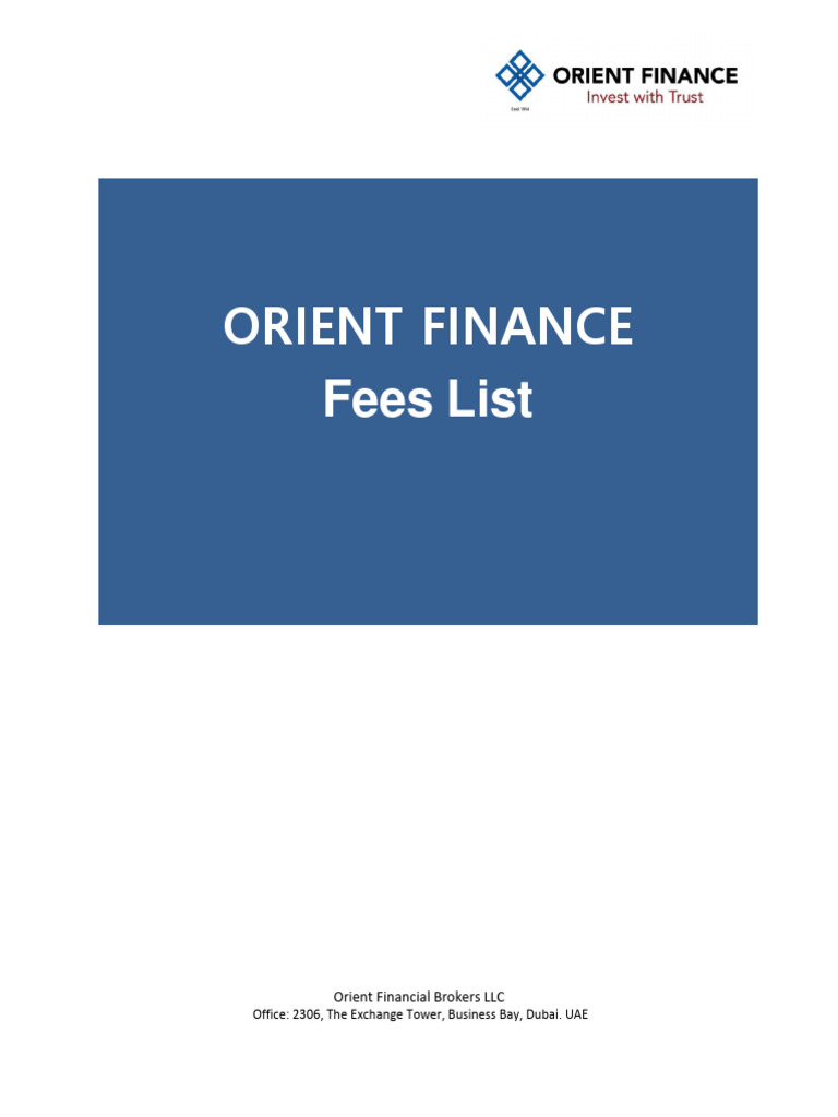 Broker Fees for Traders | PDF | Foreign Exchange Market | Financial Markets