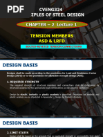 Tension Member Design in Steel Structures | PDF | Mechanical ...