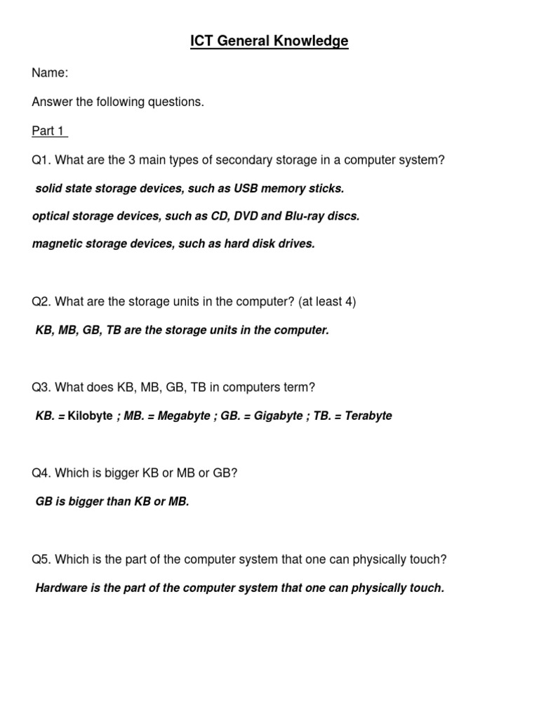 Computer General Knowledge | PDF