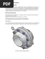 Flanges - Bolt Hole Orientation - Bolt Holes Straddle the Centerlines ...