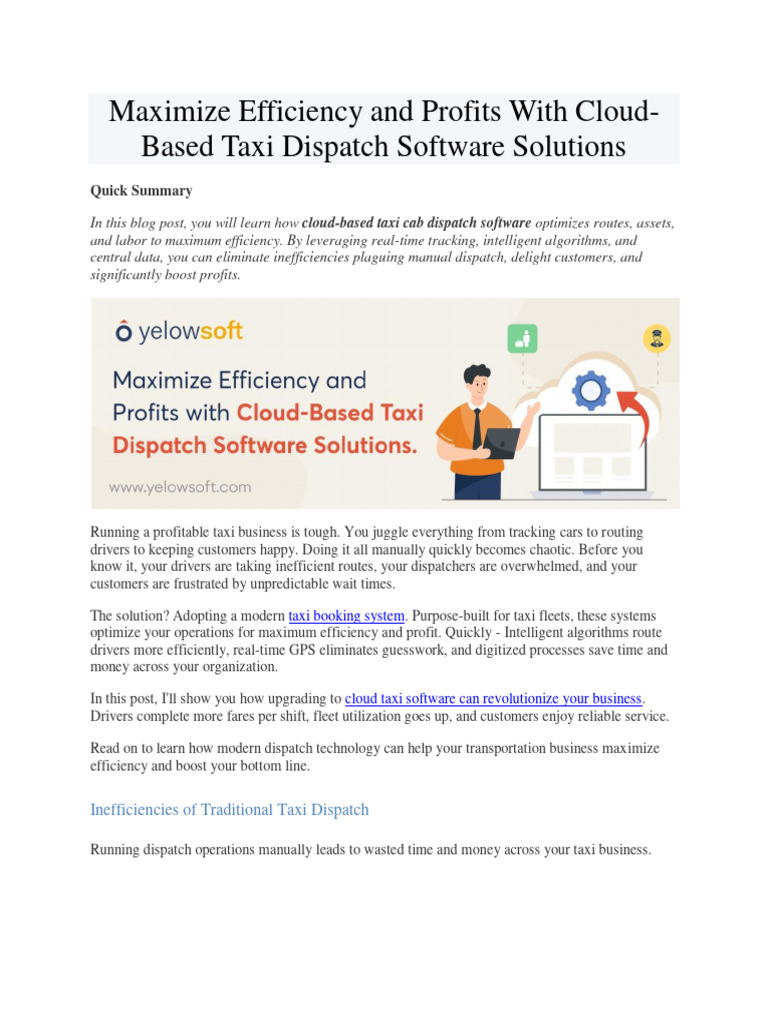 Maximize Efficiency and Profits With Cloud | PDF | Analytics | Cloud Computing