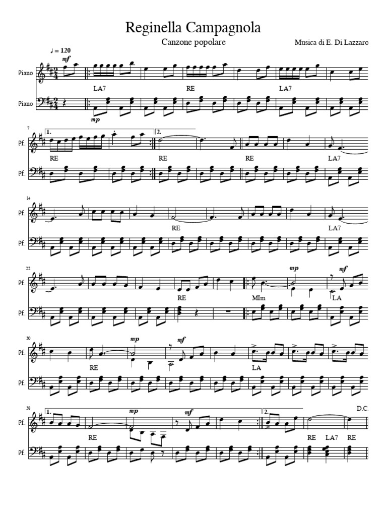 Reginella Campagnola | PDF