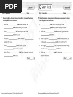 Brainy kl7 Short Tests Welcome Unit Step 1 | PDF | Meal | Eating ...