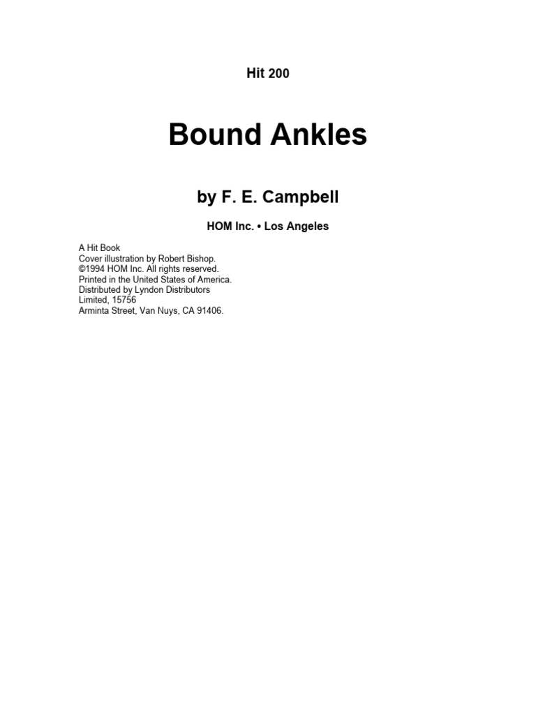 Bound Ankles | PDF | Bondage (Bdsm)