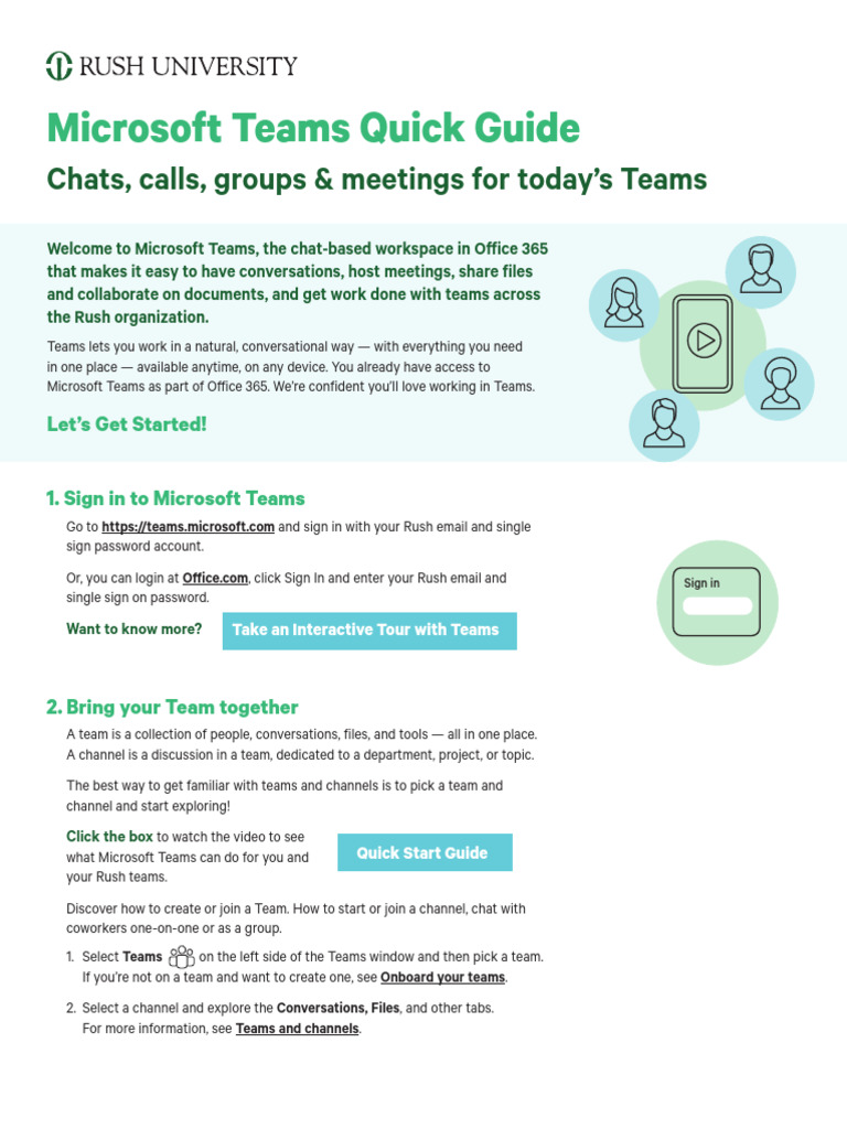 Microsoft Teams Quick Guide | PDF