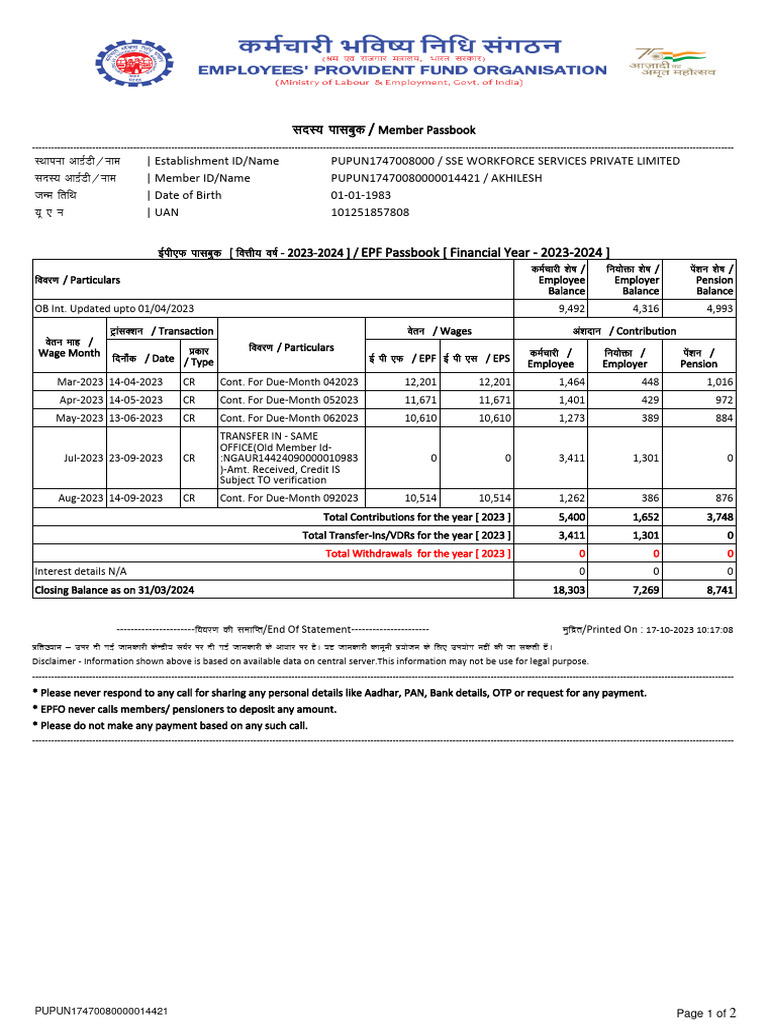 Pupun17470080000014421 2023 | PDF | Service Industries | Payments
