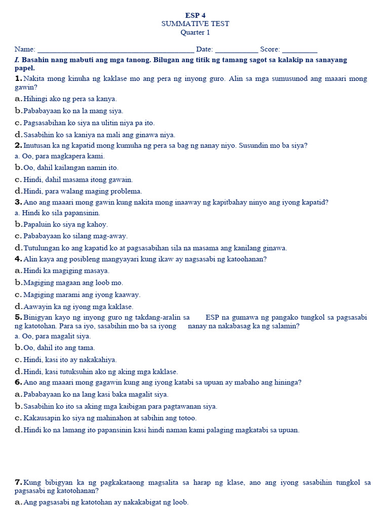 ST Esp 4 No. 1 | PDF