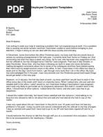 Employee Query Letter | PDF