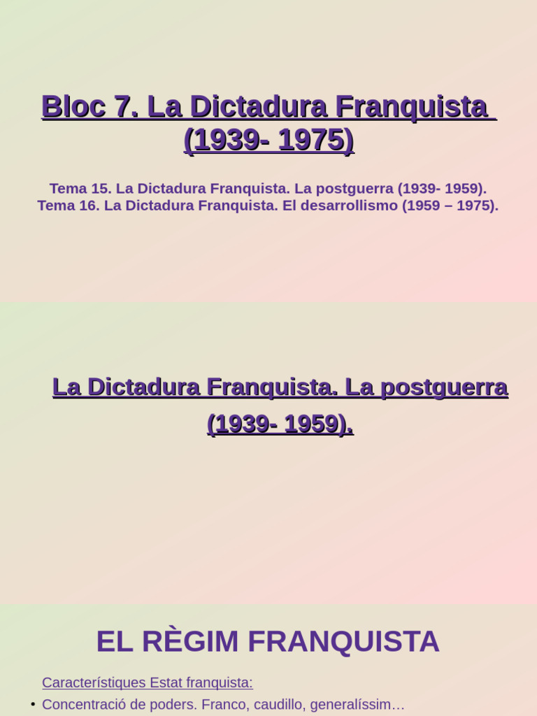FRANQUISME | PDF
