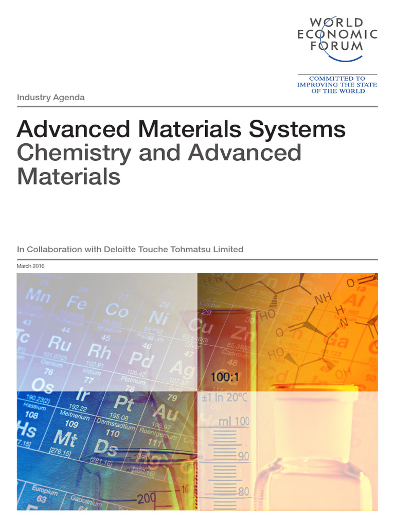 WEF Advanced Materials Systems Chemistry Advanced Materials Report 2016 ...