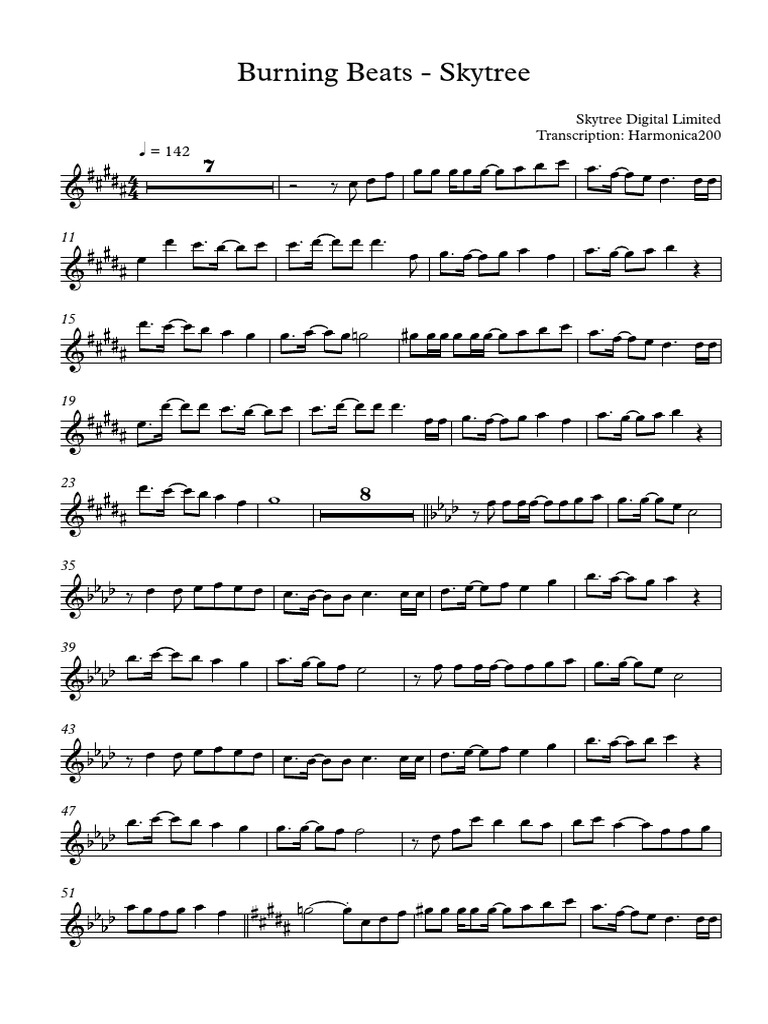 Hachi Hachi - Burning Beats | PDF