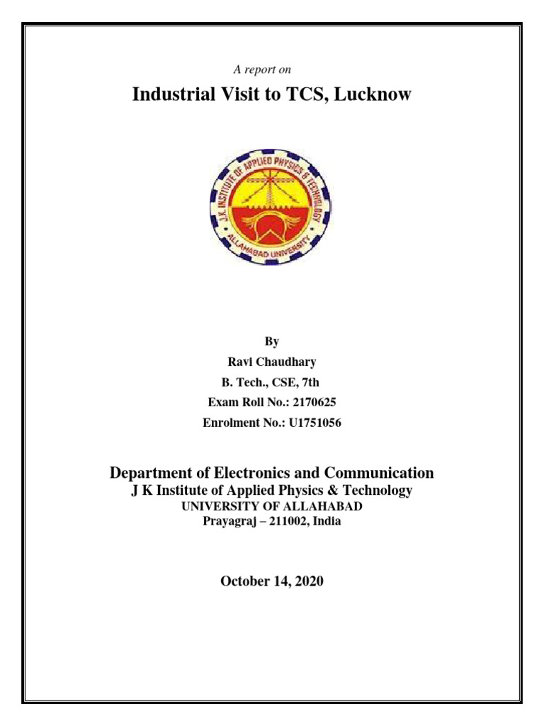 Educational Tour Report | PDF | Software Development Process ...