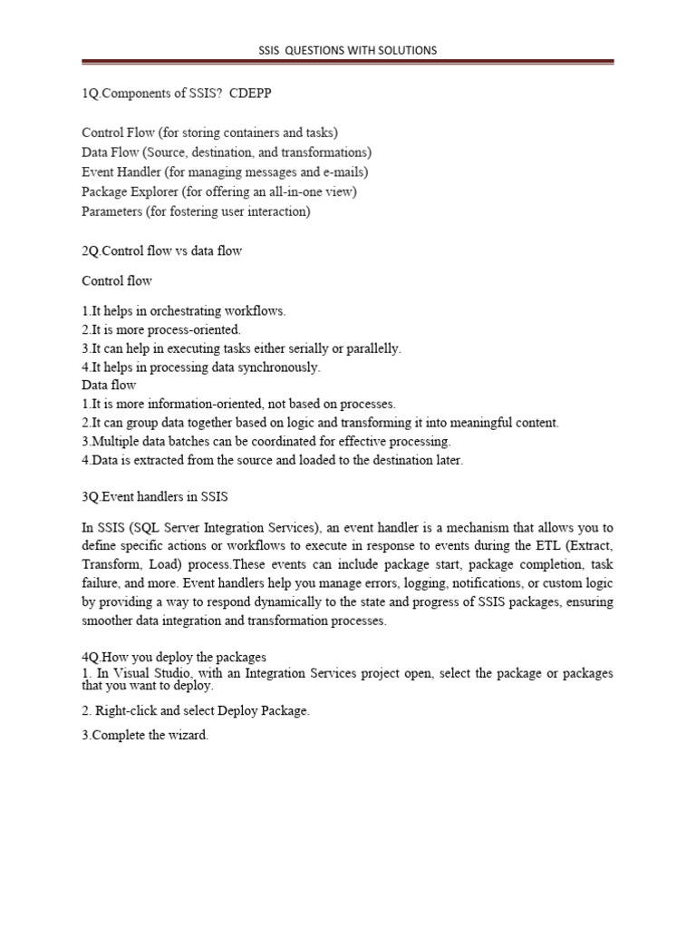 SSIS | PDF | Scrum (Software Development) | Agile Software Development