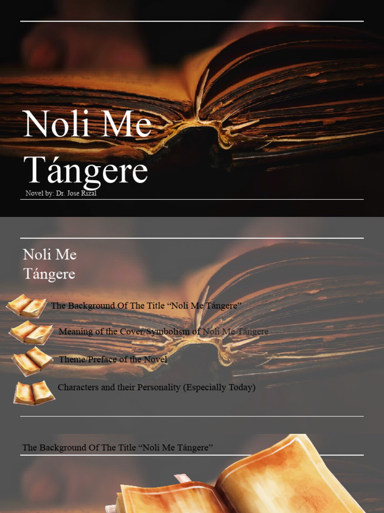 Noli-Me Group1 | PDF | Works | Manila