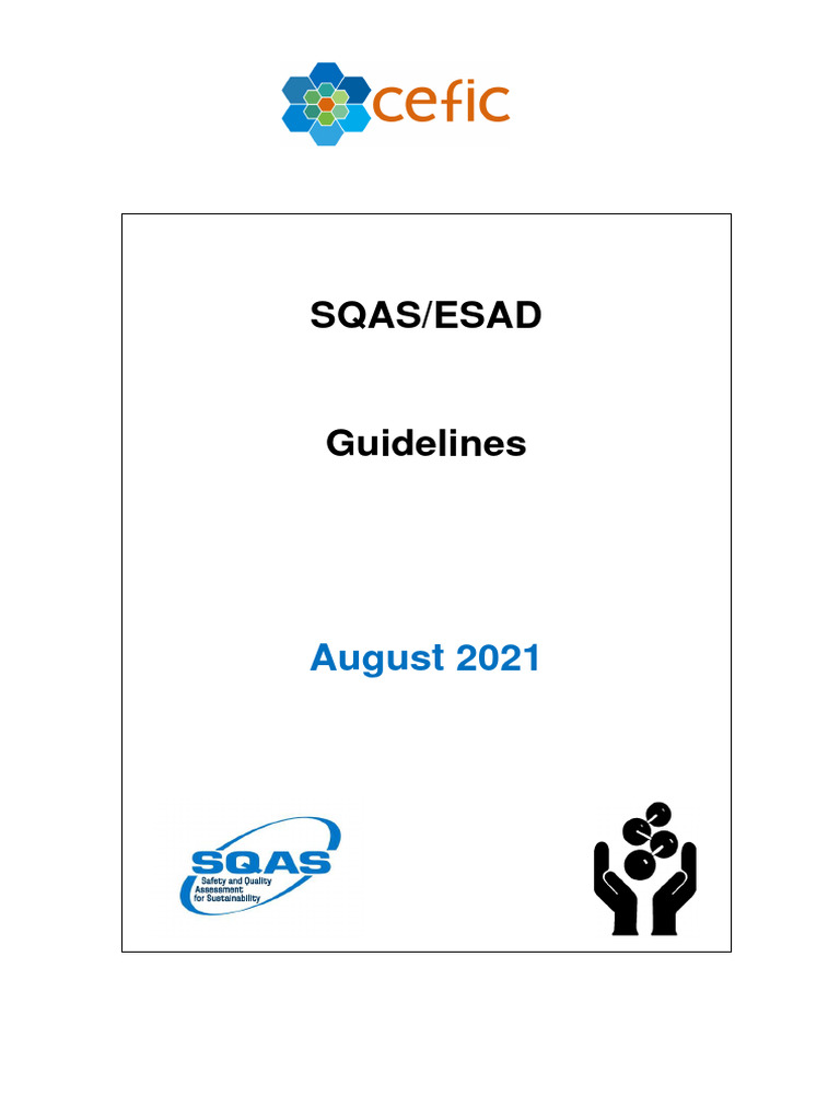 Sqas Esad Guidelines August 2021 | PDF | Corporate Social ...