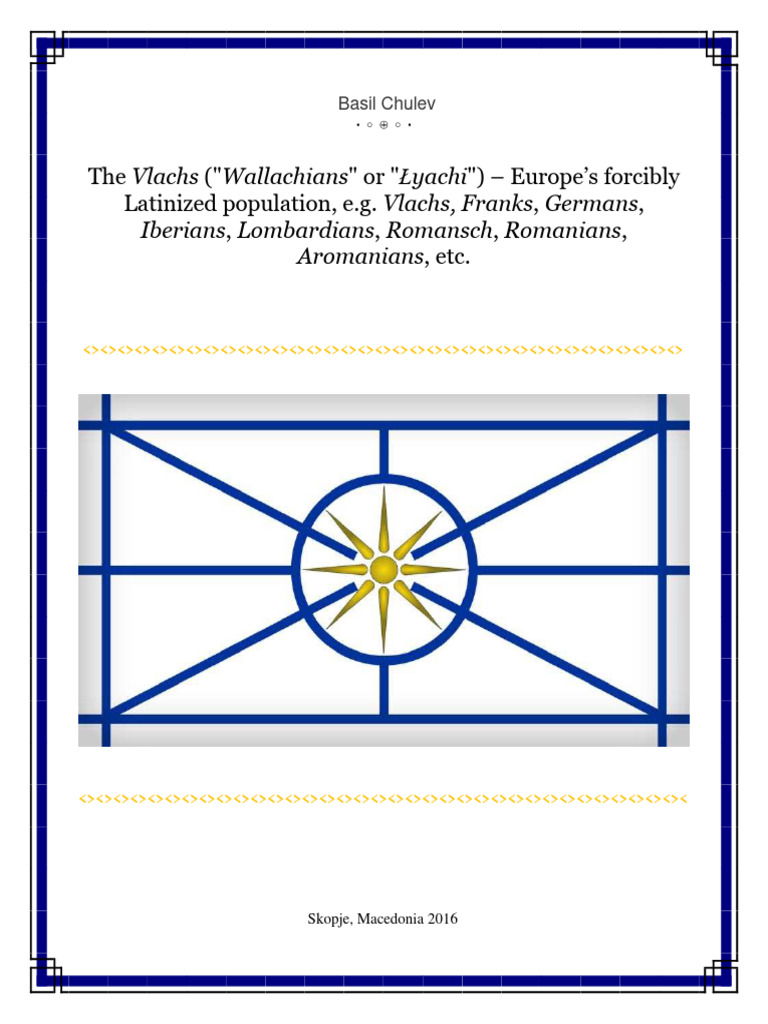 Vlachs Lyachs Liachi I e Wallachians Mor | PDF