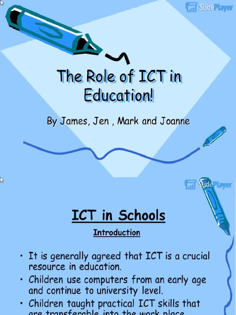 4th Ppt-Ict Role | PDF