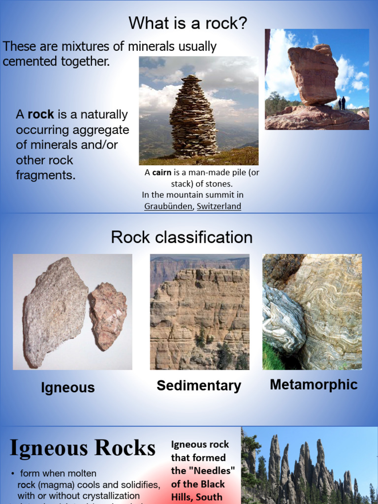 Rocks PPT 2023-2024 GD | PDF | Rock (Geology) | Sedimentary Rock