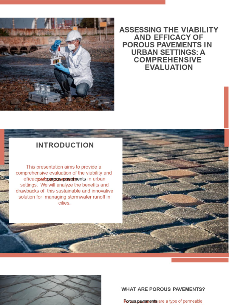 2 Evaluation of Porous Pavements in Urban Regions Using Construction ...