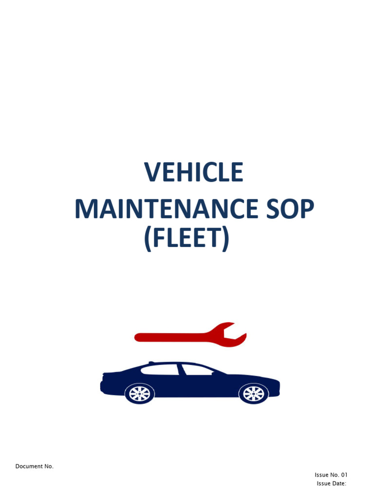 Vehicle Maintenance SOP for Fleet | PDF | Fuel Economy In Automobiles ...