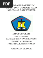 Laporan Praktikum Biologi Osmosis Dan Difusi | PDF