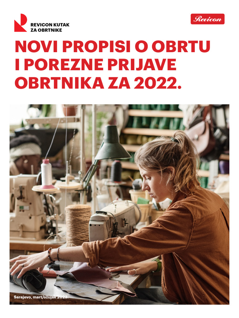Propisi Za Obrtnike | PDF