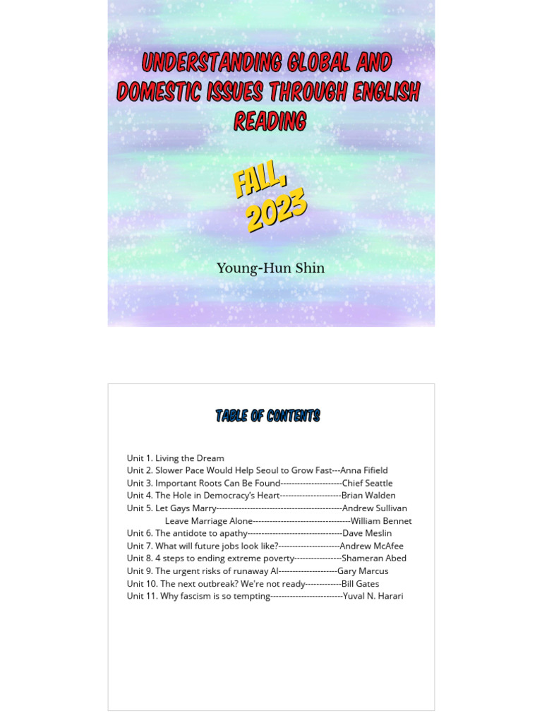 Global Issues Through English | PDF | Lgbt | LGBTQIA+ Studies