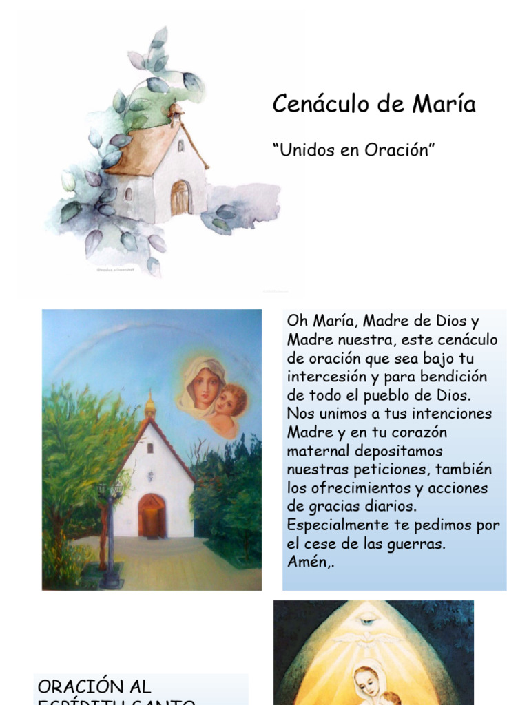 Cenáculo Mariano Con Meditación de Alianza de Amor Schoenstatt | PDF | María, madre de Jesús ...