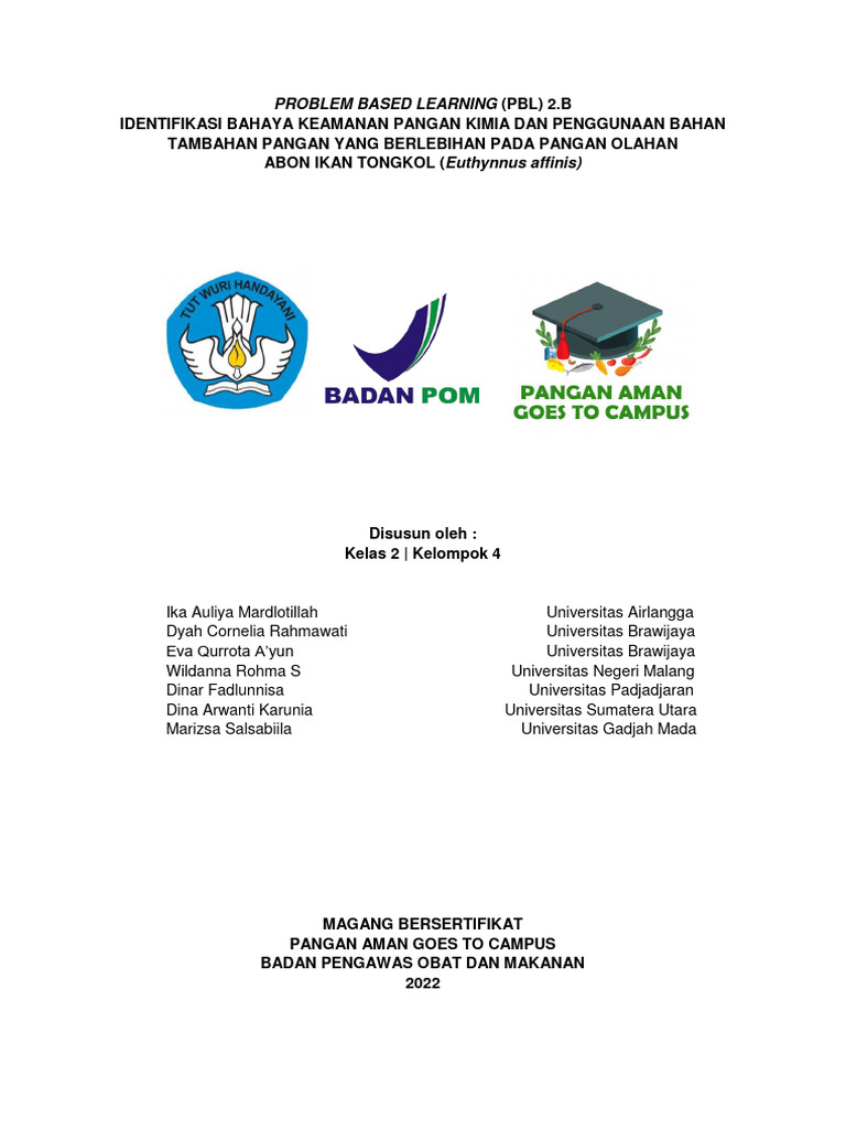 Problem Based Learning (PBL) 2.B | PDF | Kesehatan Holistik | Teknologi & Rekayasa