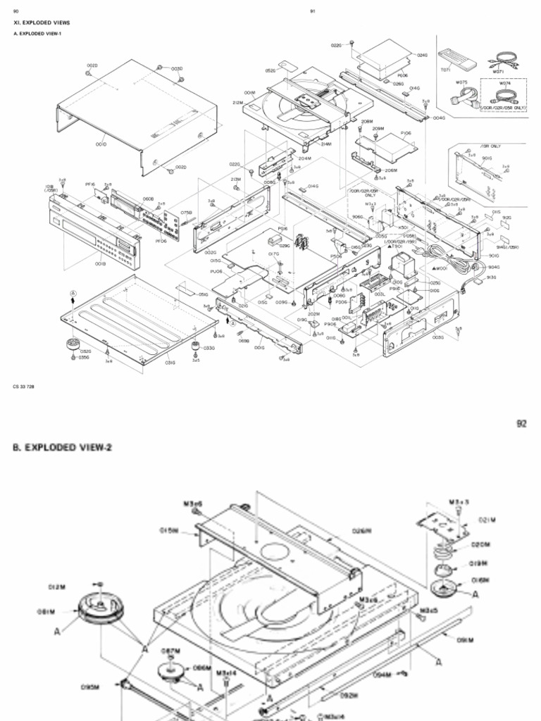 Hfe Philips Cdv400 Parts List en | PDF