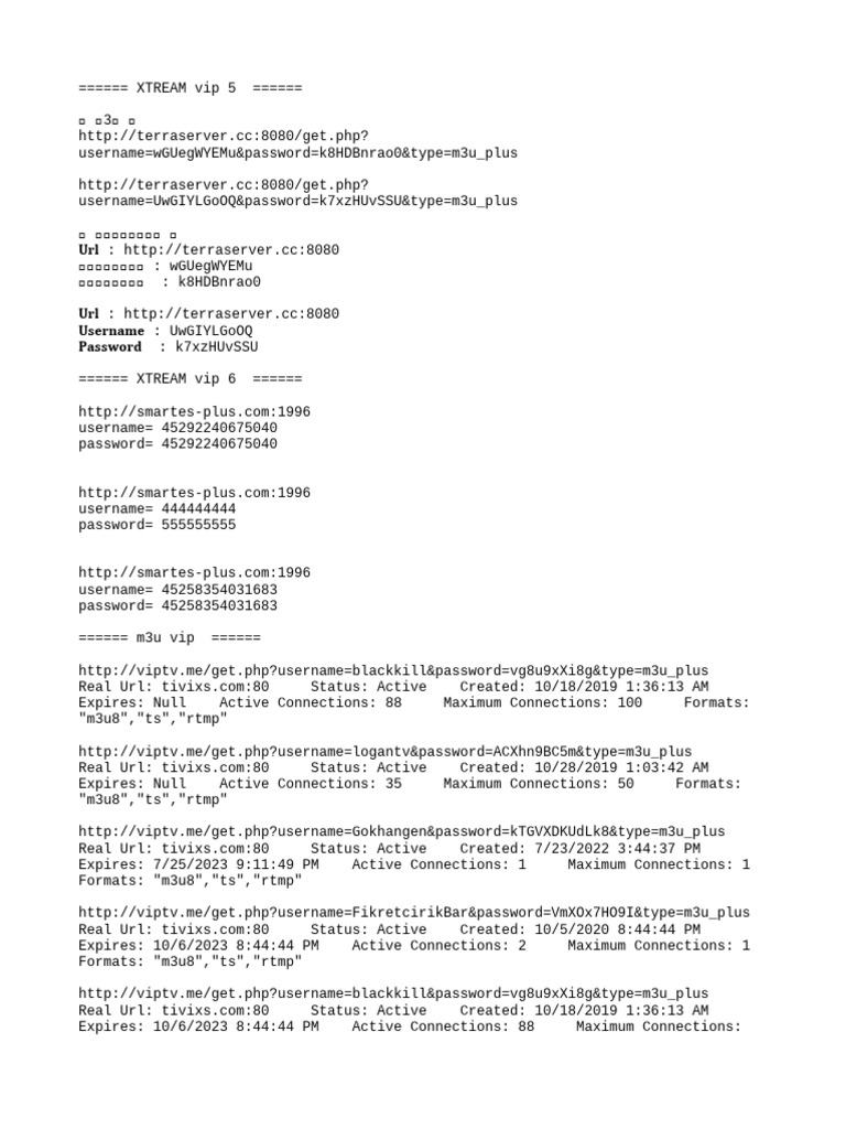 Xtream Code1 | PDF | Internet Protocols | Web Technology