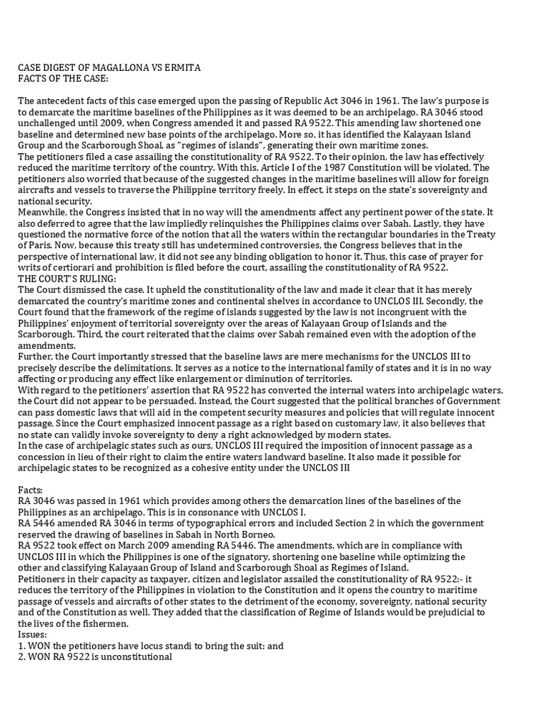 Magallona VS Ermita | PDF