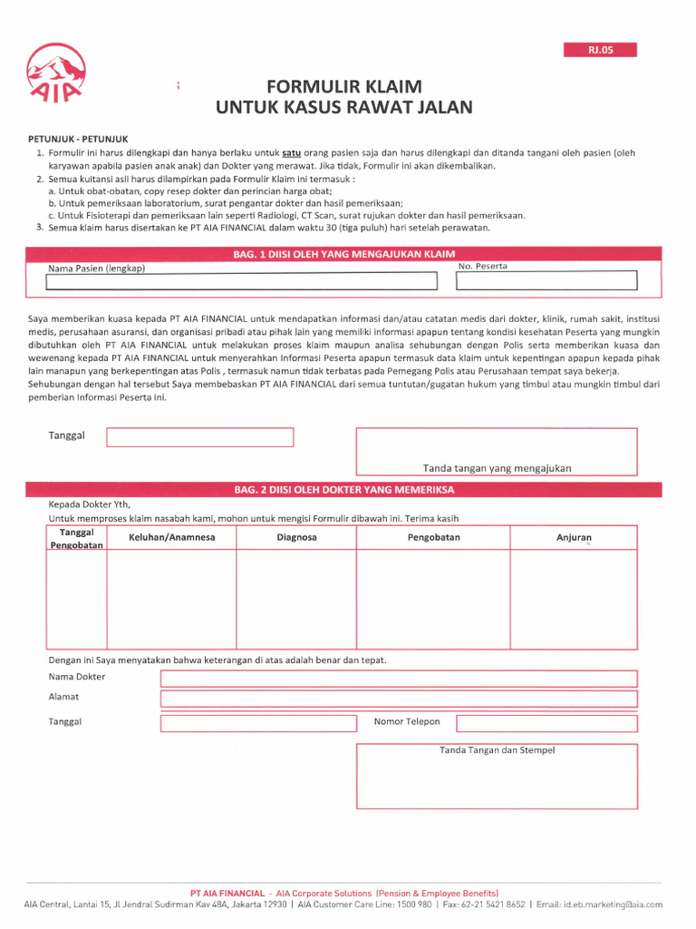 Form Rawat Jalan | PDF