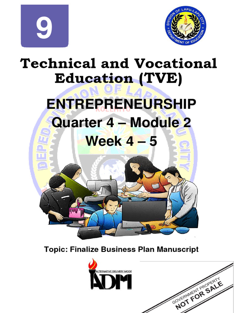TLE 9 Entrep Q4 Week 4 5 | PDF | Finance & Money Management