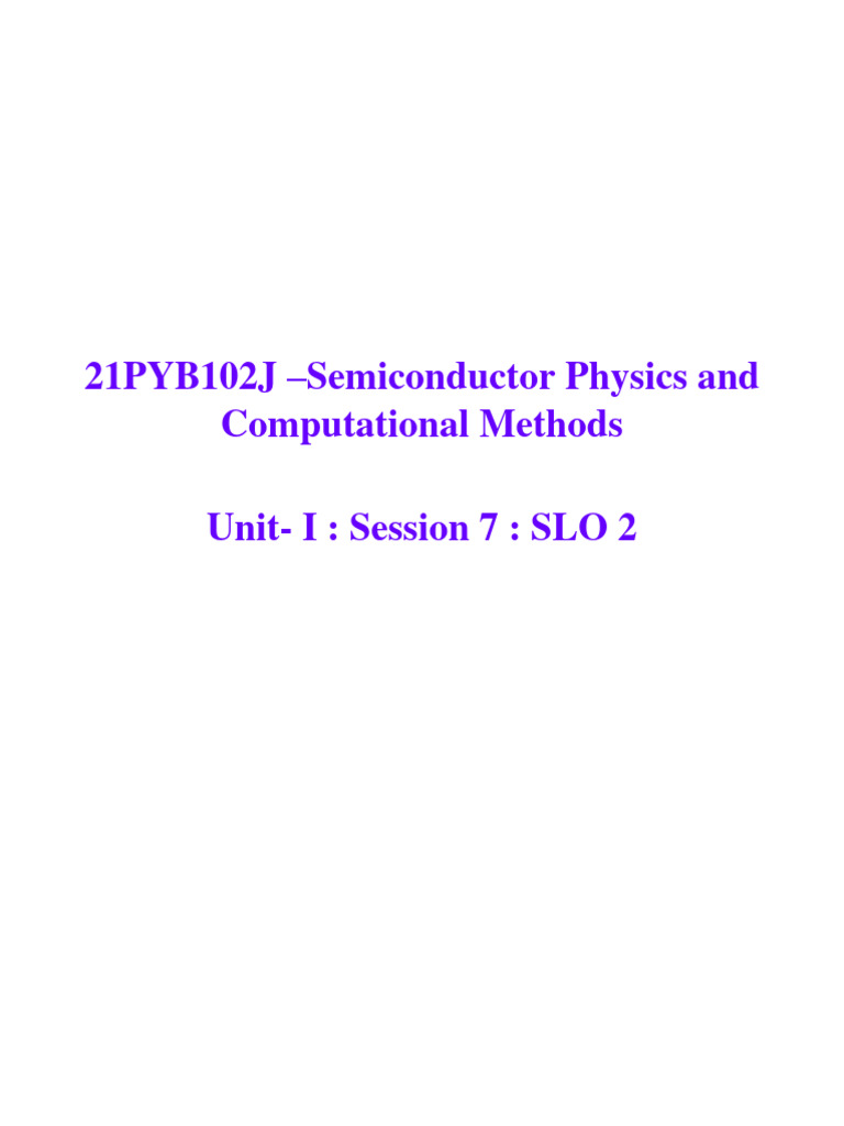 Session 7 SLO 2 | PDF