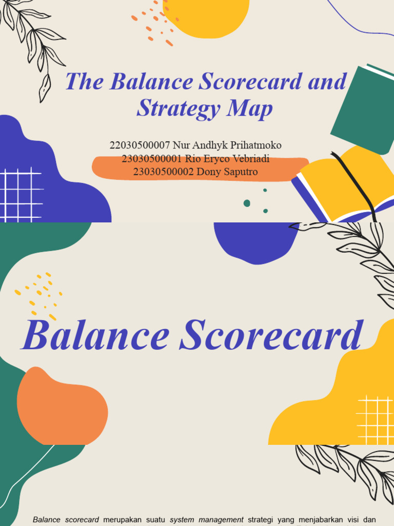 The Balance Scorecard & Strategy Map | PDF