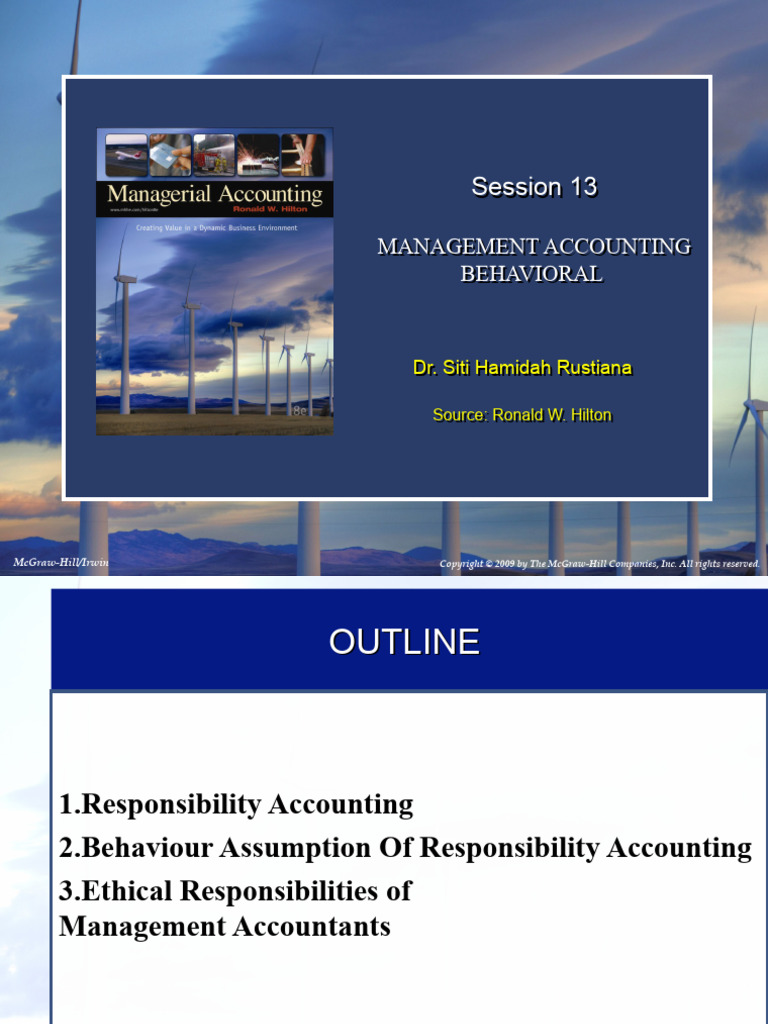 Responsibility Accounting | PDF