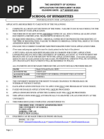 UPNG External Application Form 2026 | PDF | Bachelor's Degree | Science