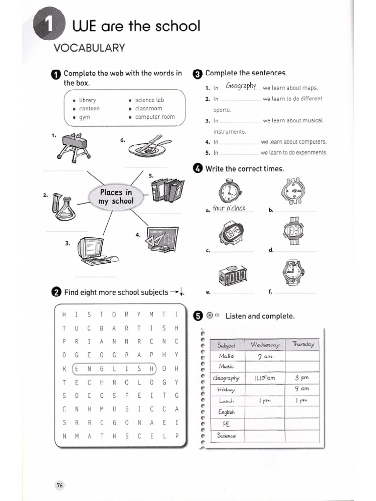 Workbook Pages 76-80 | PDF
