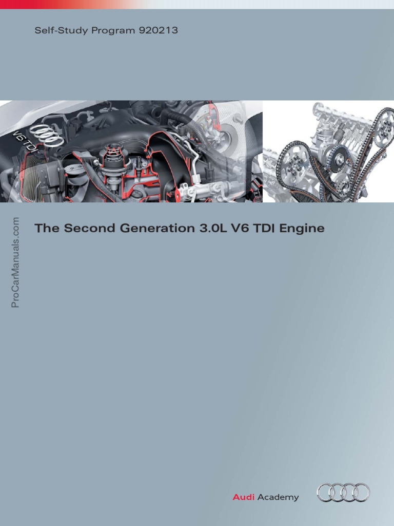 SSP 920213 The Second Generation 30l v6 Tdi Engine | PDF