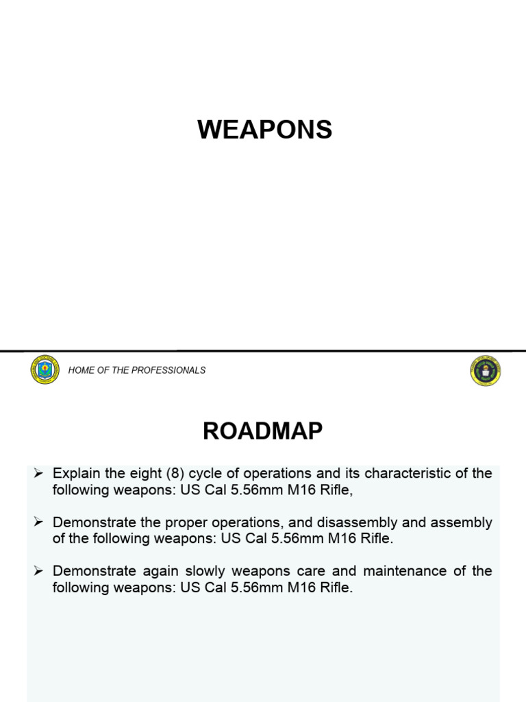 Weapons M16 Rifle | PDF | Rifle | Trigger (Firearms)