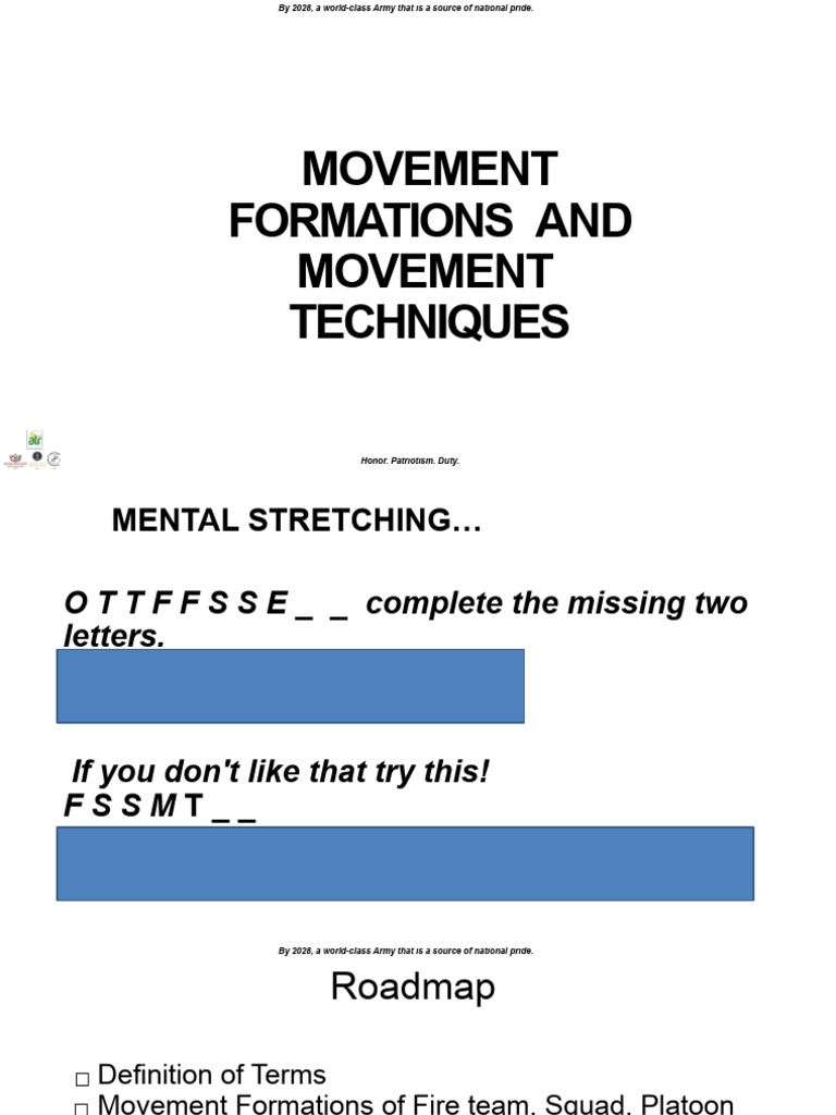 Movement Formations and Techniques | PDF | Flanking Maneuver | Military