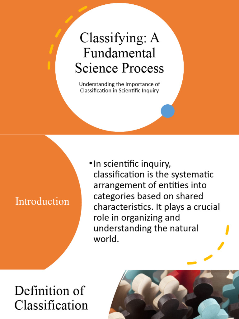 Importance of Classification | PDF