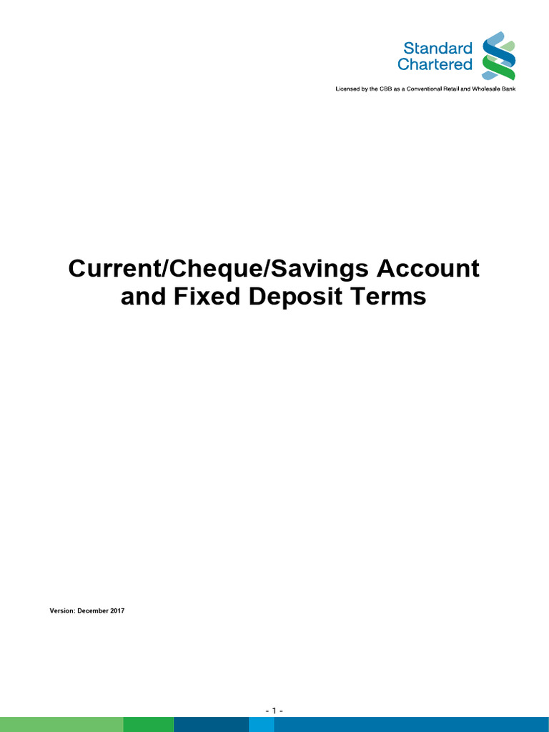 BH Current Cheque Savings Account Term | PDF | Cheque | Foreign ...