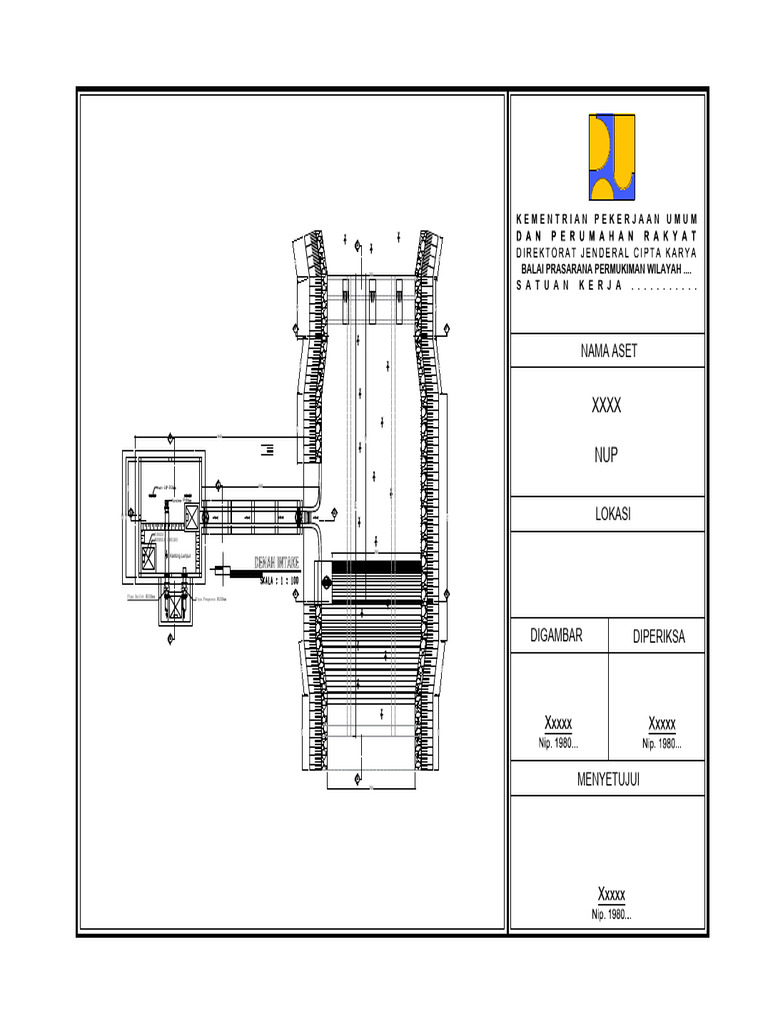 Desain Bangunan Intake Air Bersih | PDF