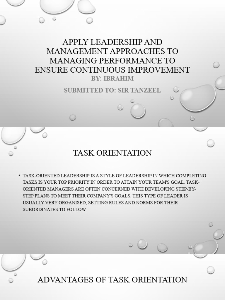 Lo4 Leadership and Management | PDF | Leadership | Transformational Leadership