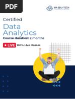 Data Analytics Master Class Course Content New Updated | PDF | Microsoft Excel | Statistics