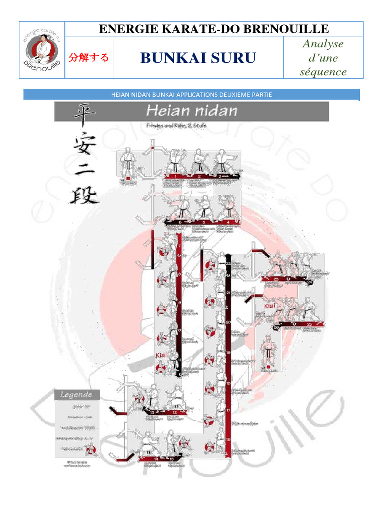 Applications Bunkai Heian Nidan | PDF | Membres (anatomie) | Appareil locomoteur