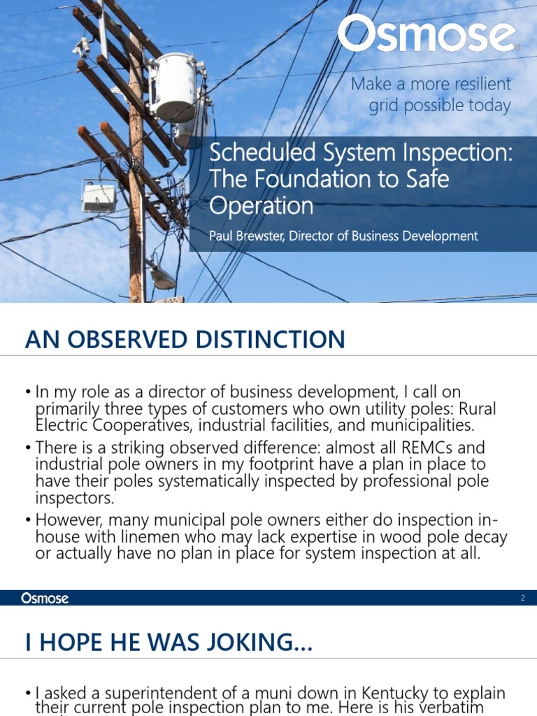 Pole Inspection Basics Paul Brewster | PDF | Wood